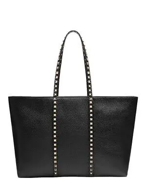 Valentino Garavani Rockstud Shopping Tote - Black