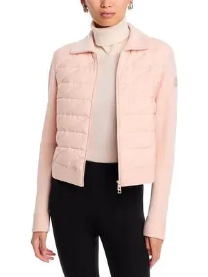 Moncler Puffer Cardigan - Pink