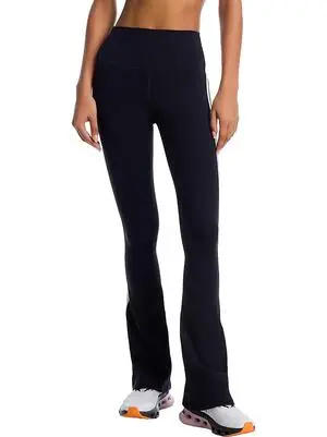 Splits59 Raquel High-waist Flared Pants - Black/cream