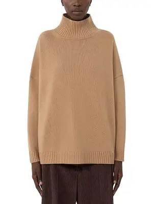 Max Mara Borgia Wool Sweater Camel
