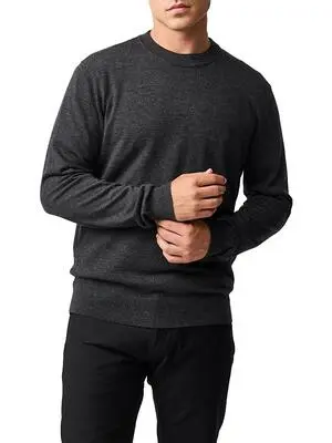 Rodd & Gunn York Bay Merino Wool Sweater - Ash