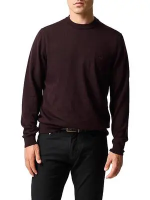 Rodd & Gunn York Bay Merino Wool Sweater - Black Fig