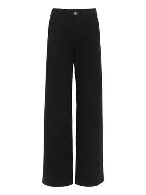 BARRIE Wide-leg Trousers - Black