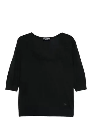 Dolce & Gabbana Cashmere Sweater - Black