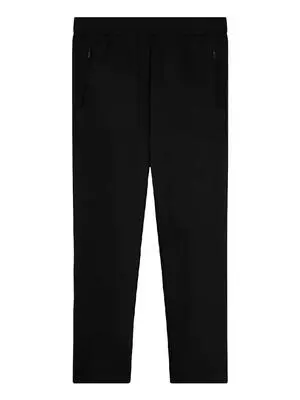 Paul & Shark Shark Fin-embroidery Track Pants - Black