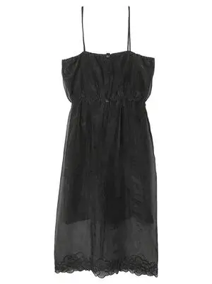 Cecilie Bahnsen Barr Drawstring Dress - Black