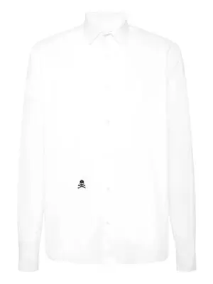Philipp Plein Skull-embellished Shirt - White