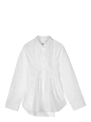 Cecilie Bahnsen Braxton Gathered Shirt - White