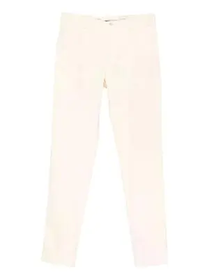 Incotex Jetted-pocket Trousers - White