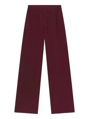 Eterne Cotton Track Pants - Red