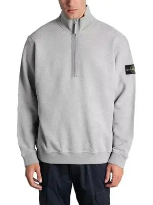 Stone Island Zip-up Sweatshirt - Grey