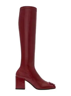 COURREGES Heritage Knee-high Boots - Red