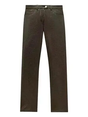 COURREGES 5-pocket Vinyl Trousers - Brown