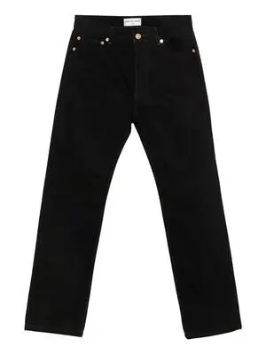 Balenciaga Logo-patch Jeans - Black