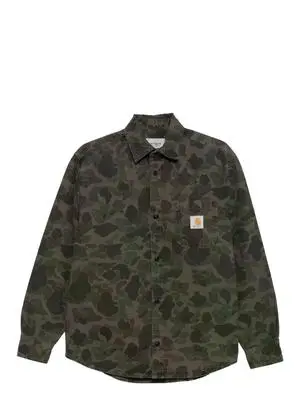 Carhartt Work In Progress Duck Camouflage-pattern Shirt - Green