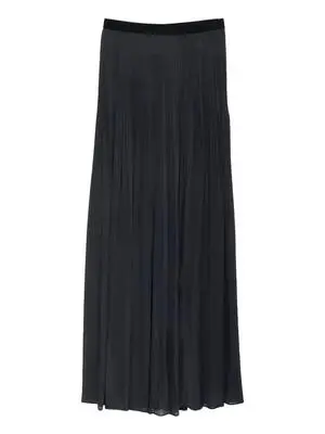 SEMICOUTURE Pleated Skirt - Black
