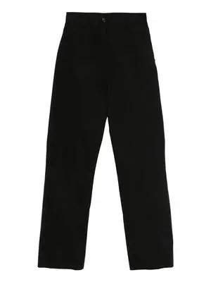 Sportmax High-waisted Trousers - Black