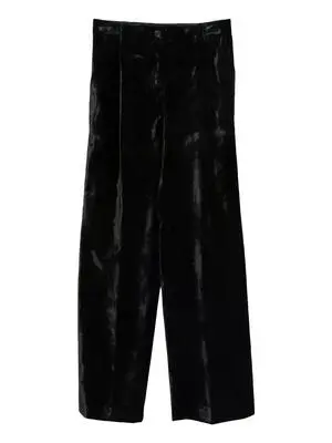 SEMICOUTURE Pleated Trousers - Black