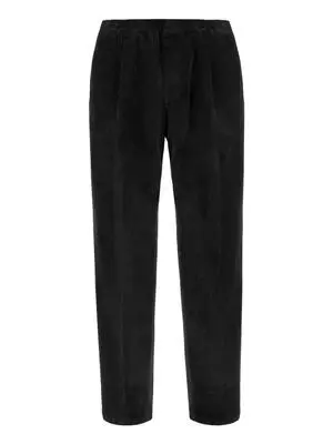 CELLAR DOOR Corduroy Trousers - Black