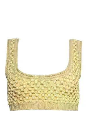 DIOTIMA Lady Beaded Top - Yellow