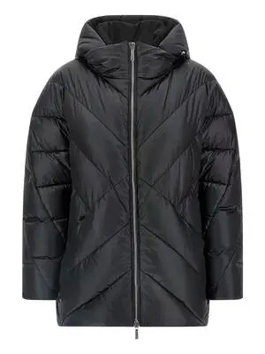 MOORER Quilted Down Jacket - Black