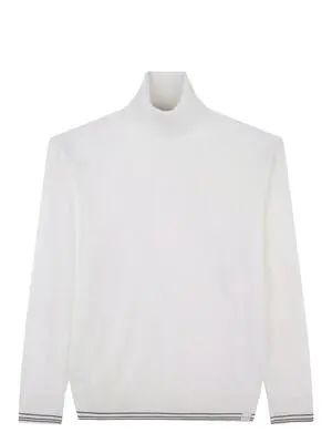 Paul & Shark Turtleneck Sweater - White