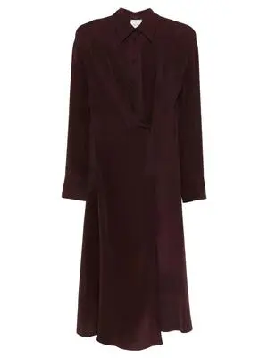 ALYSI Silk Shirt Dress