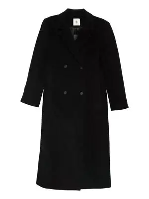 THE GARMENT Double-breasted Midi Coat - Black