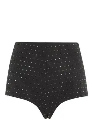 Andamane Tami Rhinestone-embellished Shorts - Black