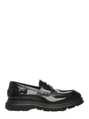 GIULIANO GALIANO Bryan Leather Loafers - Black