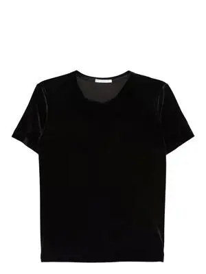 CENERE GB Velvet T-shirt - Black