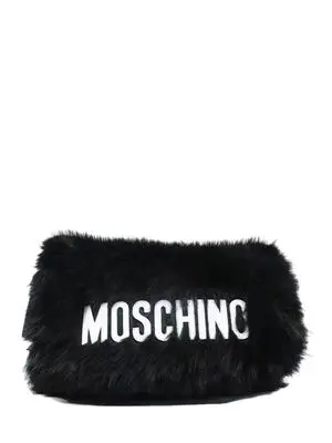 Moschino Logo-lettering Shoulder Bag - Black