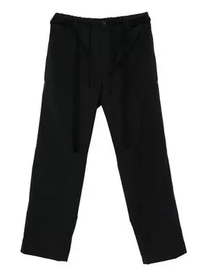 CRAIG GREEN Elasticized Worker Trousers - Black