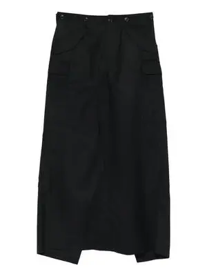 Junya Watanabe Mid-length Cargo Skirt - Black