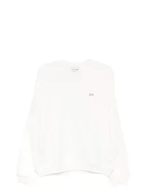 Lacoste Logo-patch Sweatshirt - White