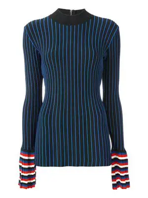EMILIO PUCCI Ribbed Long Sleeve Top