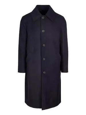 L.B.M. 1911 Buttoned Overcoat - Blue