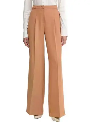 TWINSET High-waisted Trousers - Brown