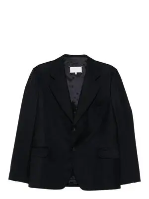 MAISON MARGIELA Single-breasted Blazer - Blue