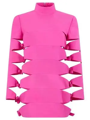 Valentino Garavani Bow-detail Mini Dress - Pink