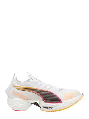 PUMA Fastr Nitro Elite 2 Sneakers - White/sunset Glow/sun Stream