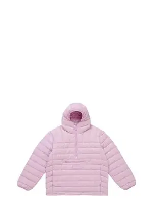 Supreme Micro Down Half Zip Hooded Pullover - Light Pink