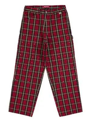 Supreme B.b. Simon Quilted Double Knee Painter Pant - Plaid