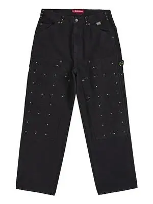 Supreme B.b. Simon Quilted Double Knee Painter Pant - Black
