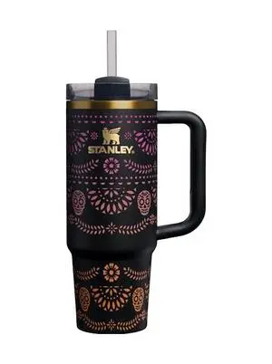 STANLEY Dia De Muertos 30oz Quencher H2.0 Flowstate Tumbler - Midnight Catrina