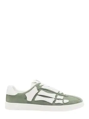 Amiri Pacific Bones Low Top Sneakers - Olive