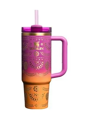 STANLEY Dia De Muertos Quencher H2.0 Flowstate 30oz Tumbler - Sunrise Catrina
