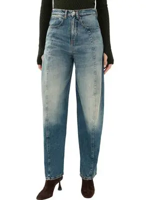 Victoria Beckham Curved Leg Jeans - Classic Blue Wash