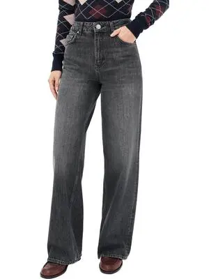 ALIGNE Wide-leg Denim Jeans - Thunder Sky