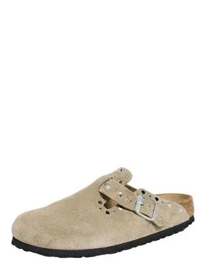 BIRKENSTOCK Boston Rivets Clogs - Taupe